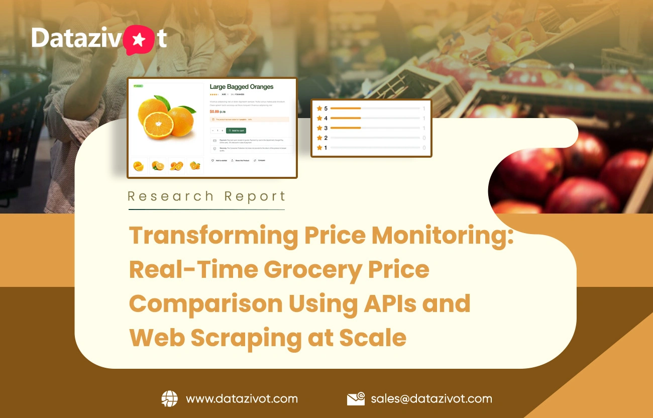 Real-Time Grocery Price Comparison Using APIs and Web Scraping
